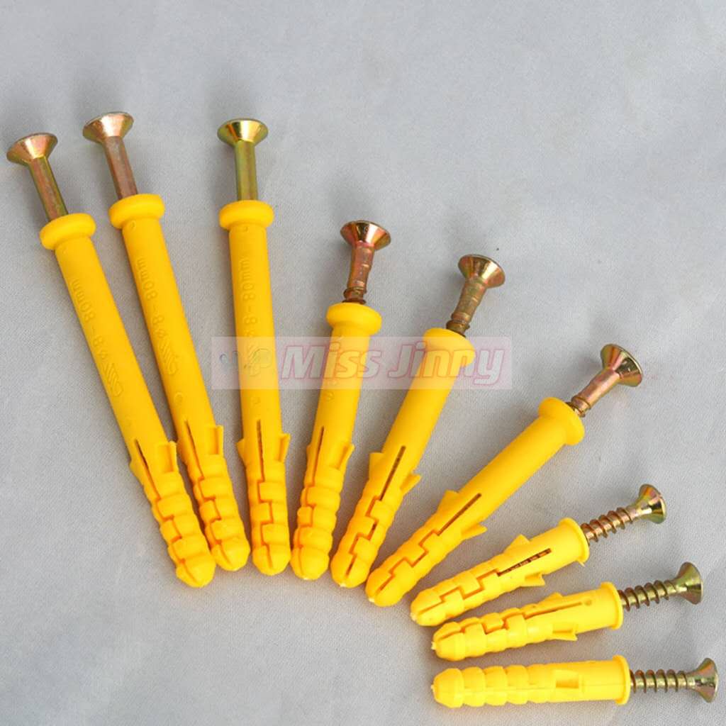 High Quality Plastic Tox Expansion Tube with Screw(per pack) | Shopee ...