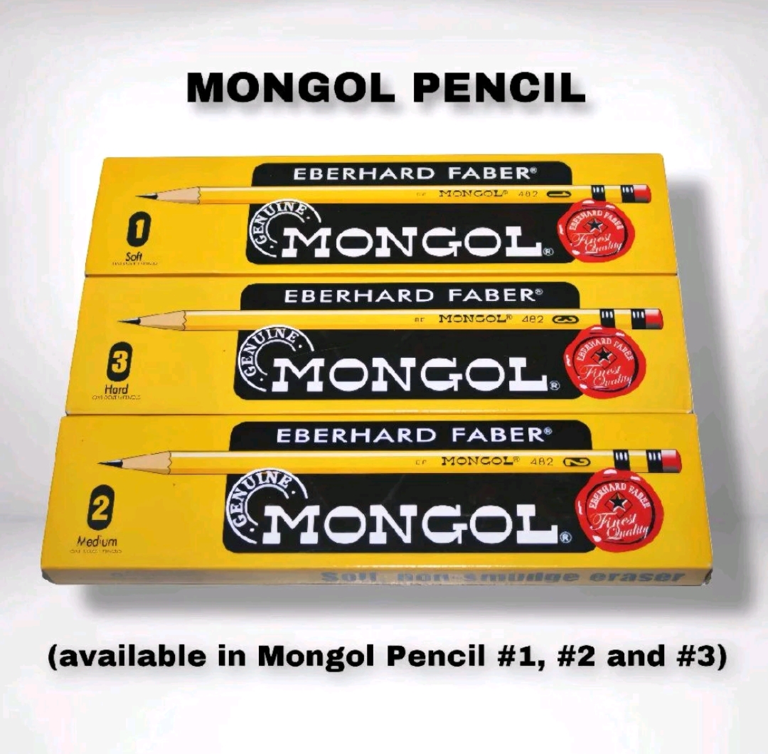 MONGOL PENCIL available #1, #2, #3 12pcs per box | Shopee Philippines