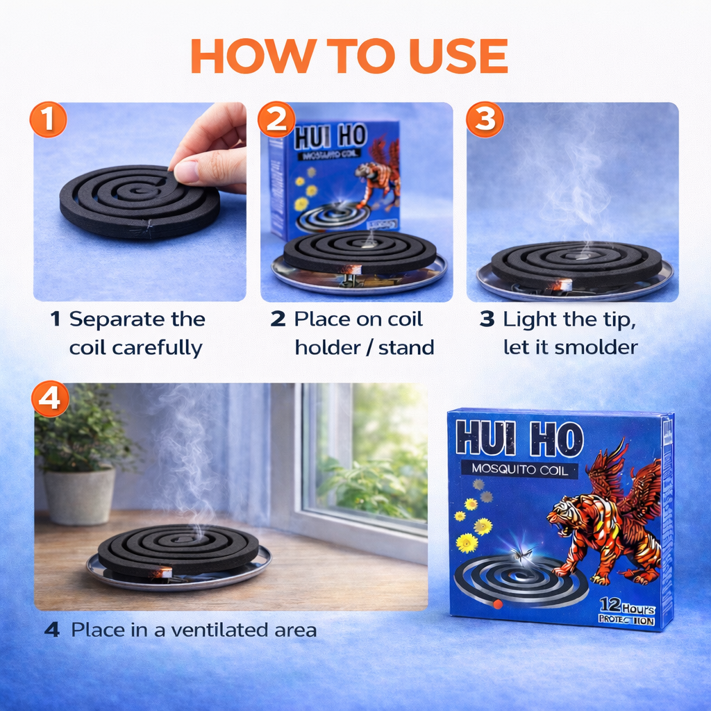 [Buy1 take 5] HUI HO Mosquito Incensemosquito coilBulk Incense Roll ...