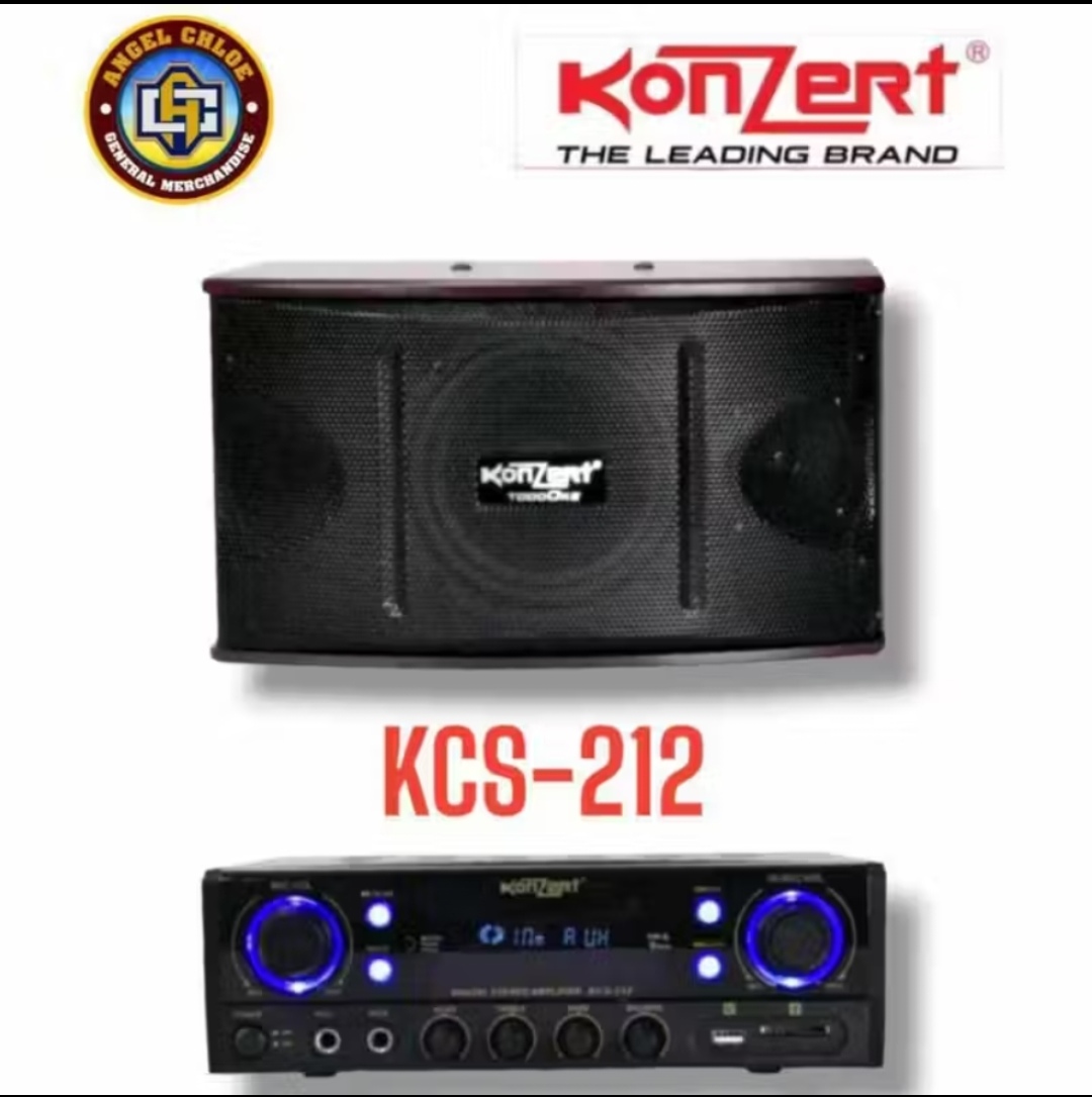 Konzert Kcs-212 todoroke speaker system set 2way speakers bass reflex ...