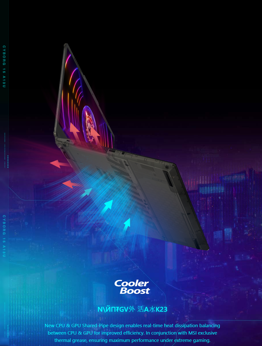 MSI Cyborg 15 A13UCK-833PH 15.6" FHD RTX 3050 8GB 512GB SSD Windows 11 ...