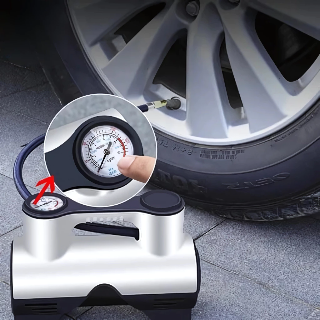 12V AIR COMPRESSOR ST211A Car Tire Inflator Portable 150 PSI Air ...