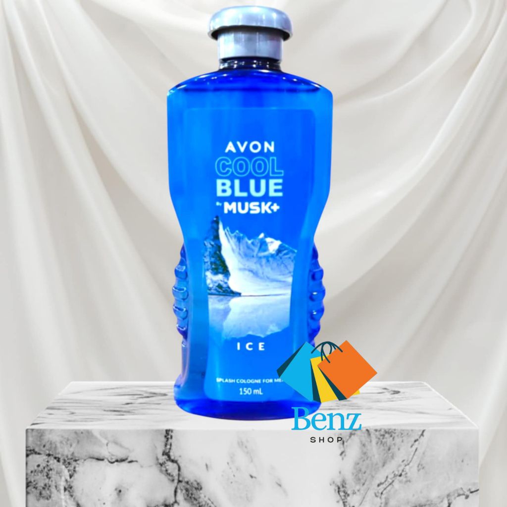 AVON PERFUME COOL BLUE by MUSK+ SPLASH COLOGNE FOR MEN 150ml (aqua ...