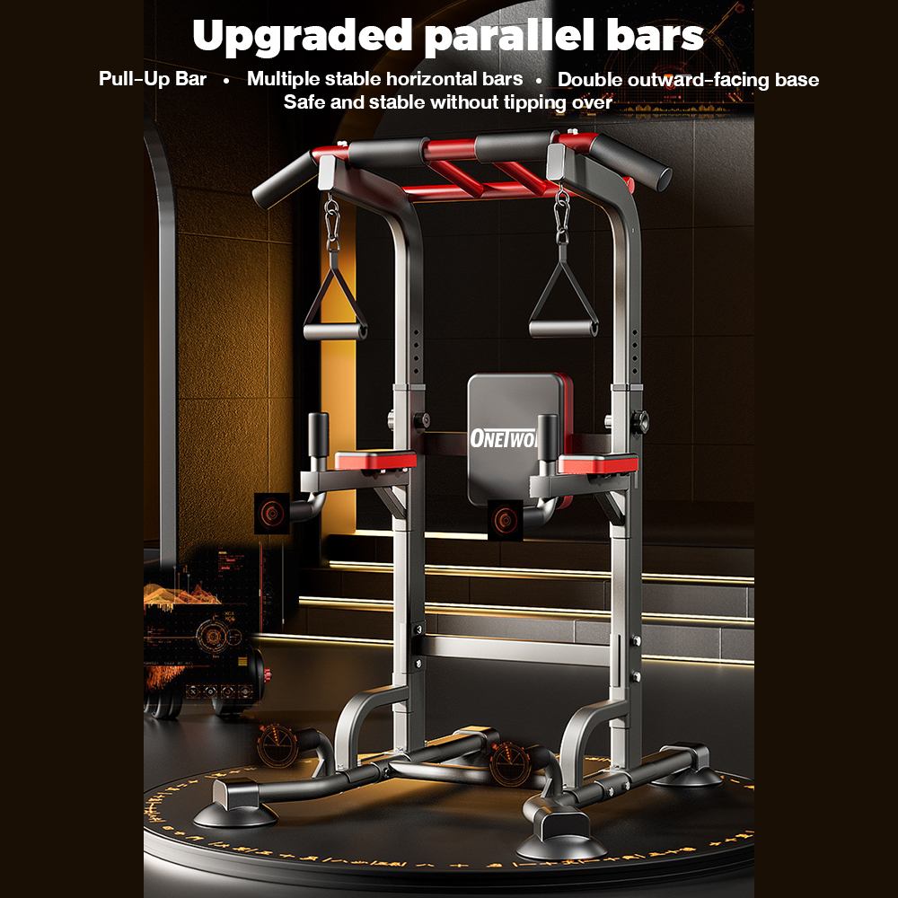 OneTwoFit Thickened Pull-up Bar Bracket Gym Exercise Bracket Single ...