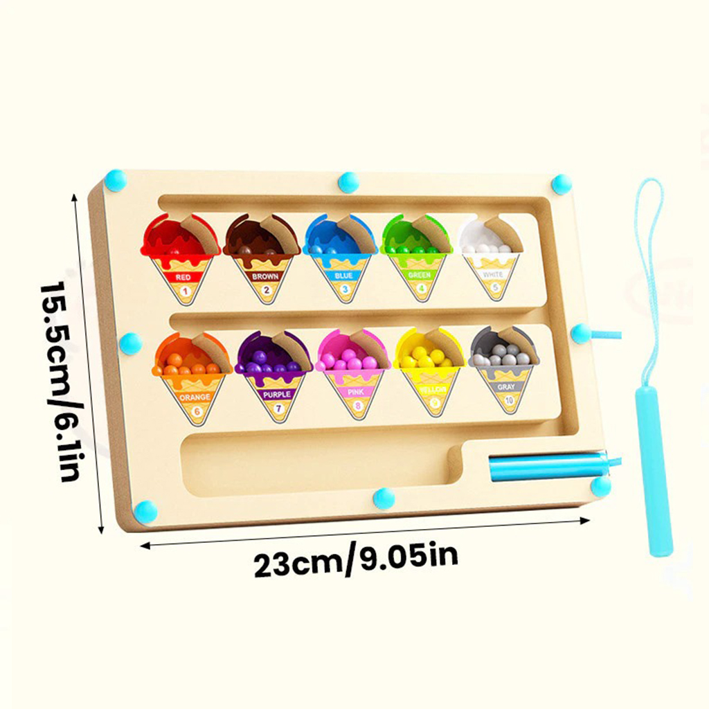 Magnetic Color Sorting Board Toddler Early Education Toy Color ...