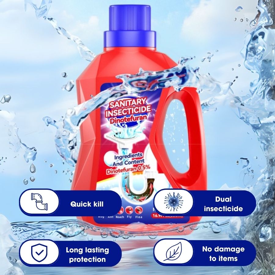 Insecticide solution 500ml - Kills cockroaches, flies, mosquitoes, not ...