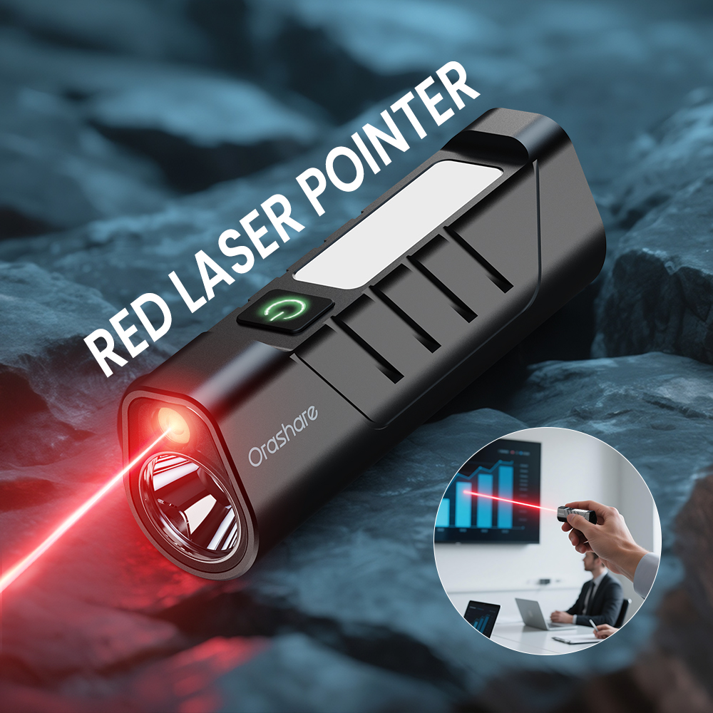 Orashare OL14 Mini Rechargeable LED Flashlight Super Bright Waterproof ...