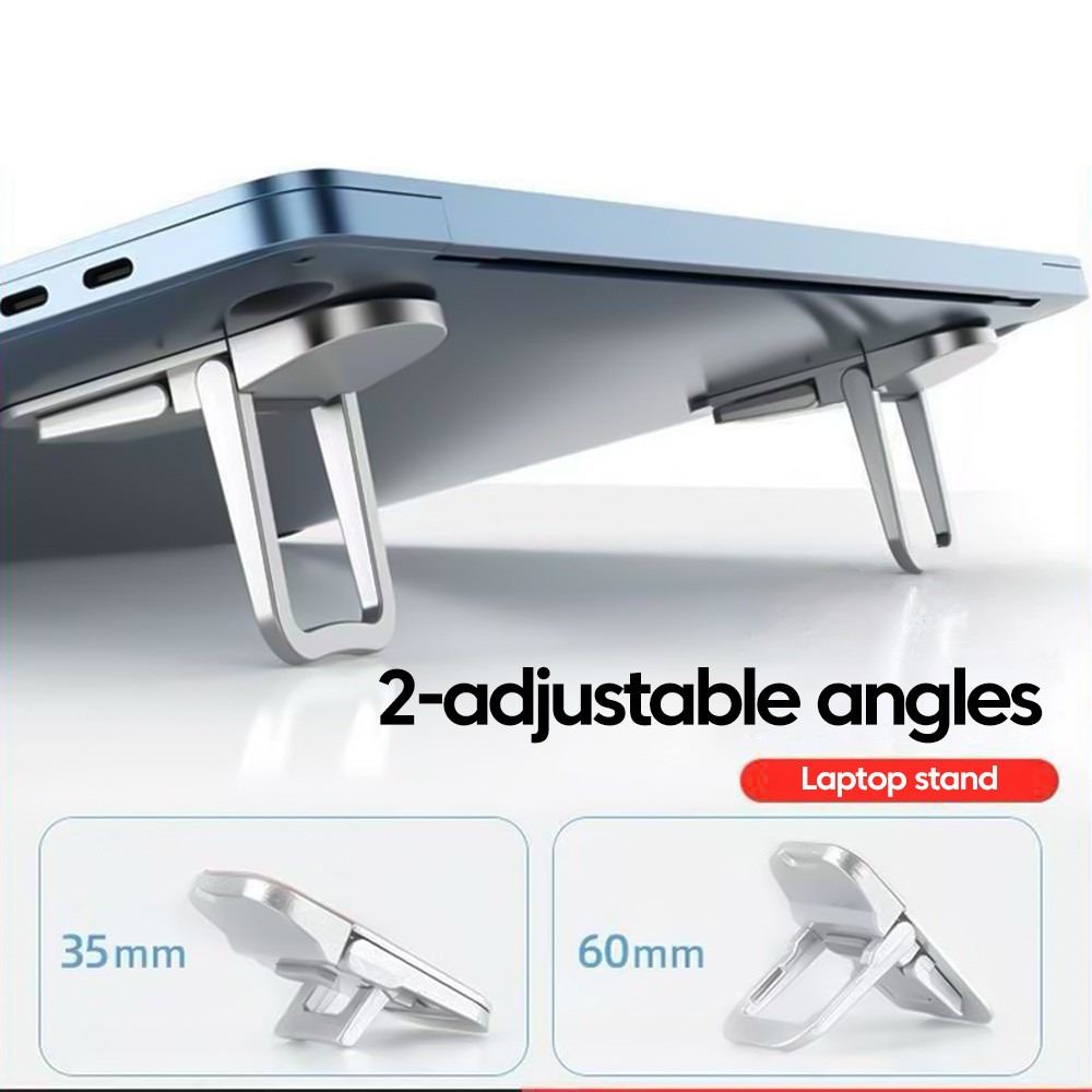 Adjustable Laptop Stand with Invisible Adhesive ,Bracket Portable and ...