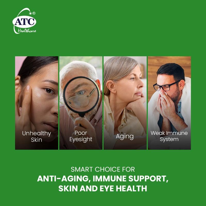 ATC Vitamin E 500mg x 30 Capsules FDA Approved Dietary Supplement For ...