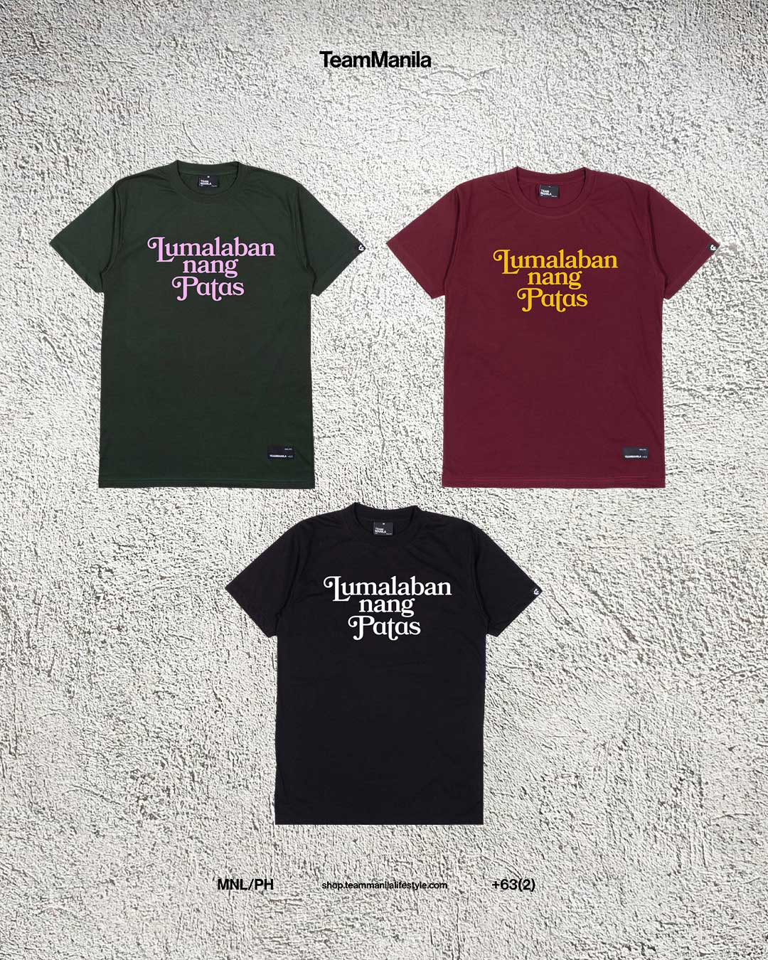 (PRE-ORDER) TEAM MANILA PATAS TSHIRT | Shopee Philippines