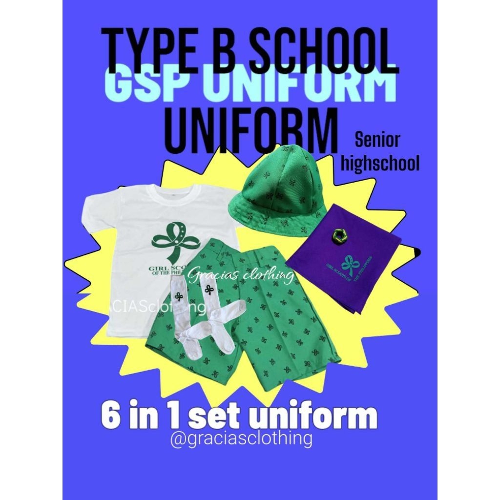 Gsp set for school uniform | Shopee Philippines