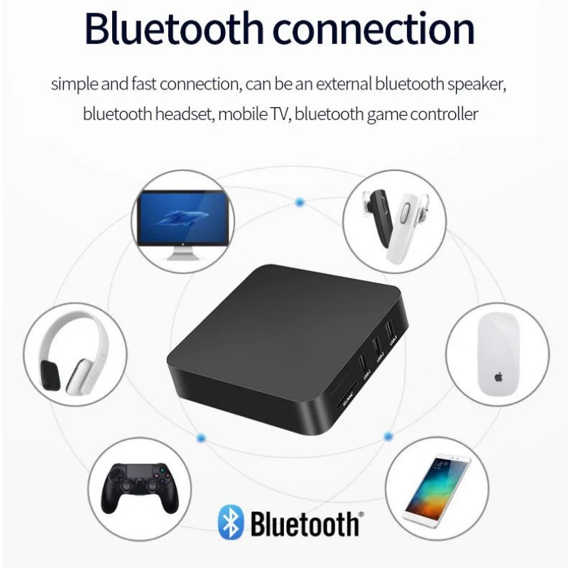 New Smart TV Box 4K HD Android 2.4G&5G Dual WIFI Video Media Player ...