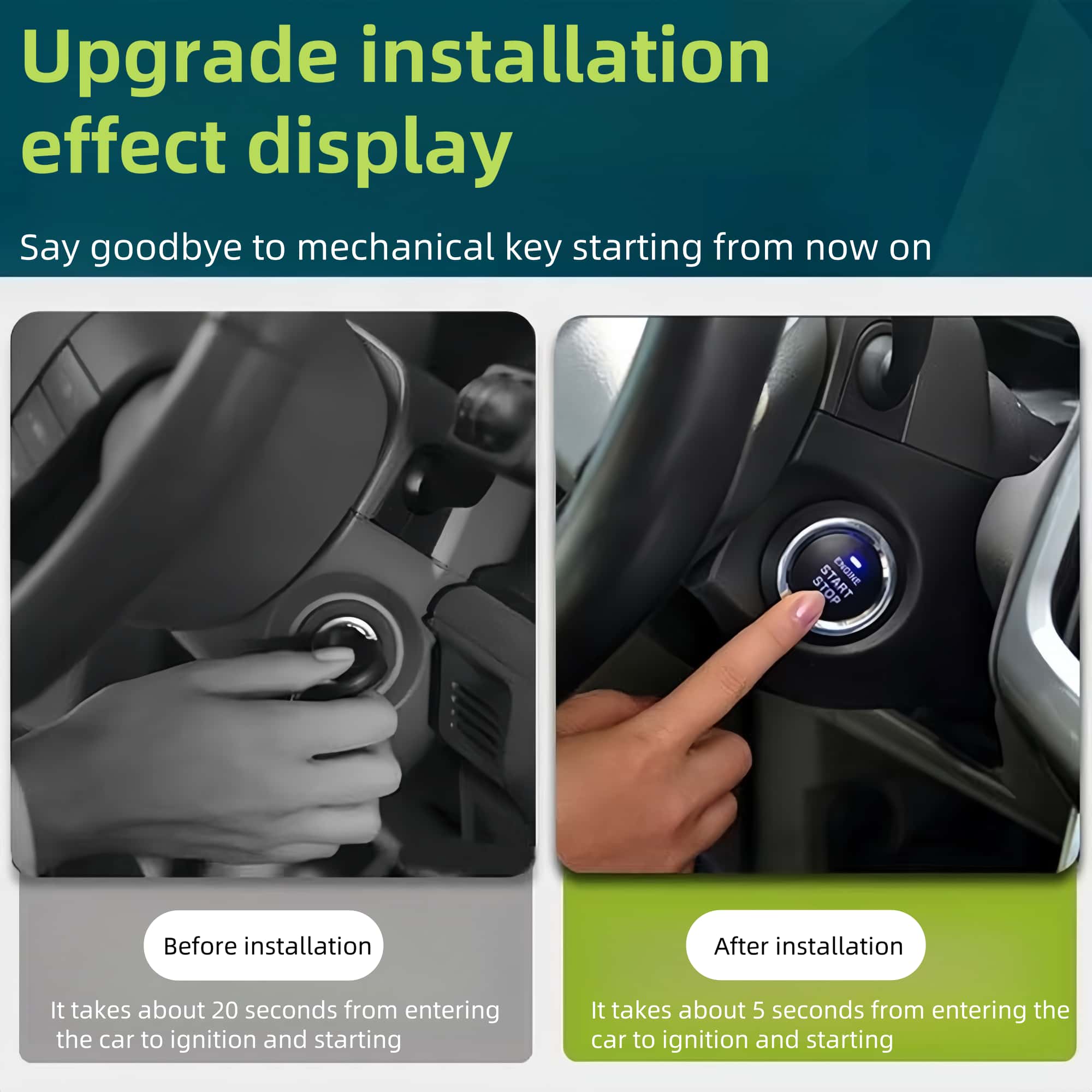 【Ready Stock】 Push Button Start Remote Engine Start/Stop Keyless Entry ...