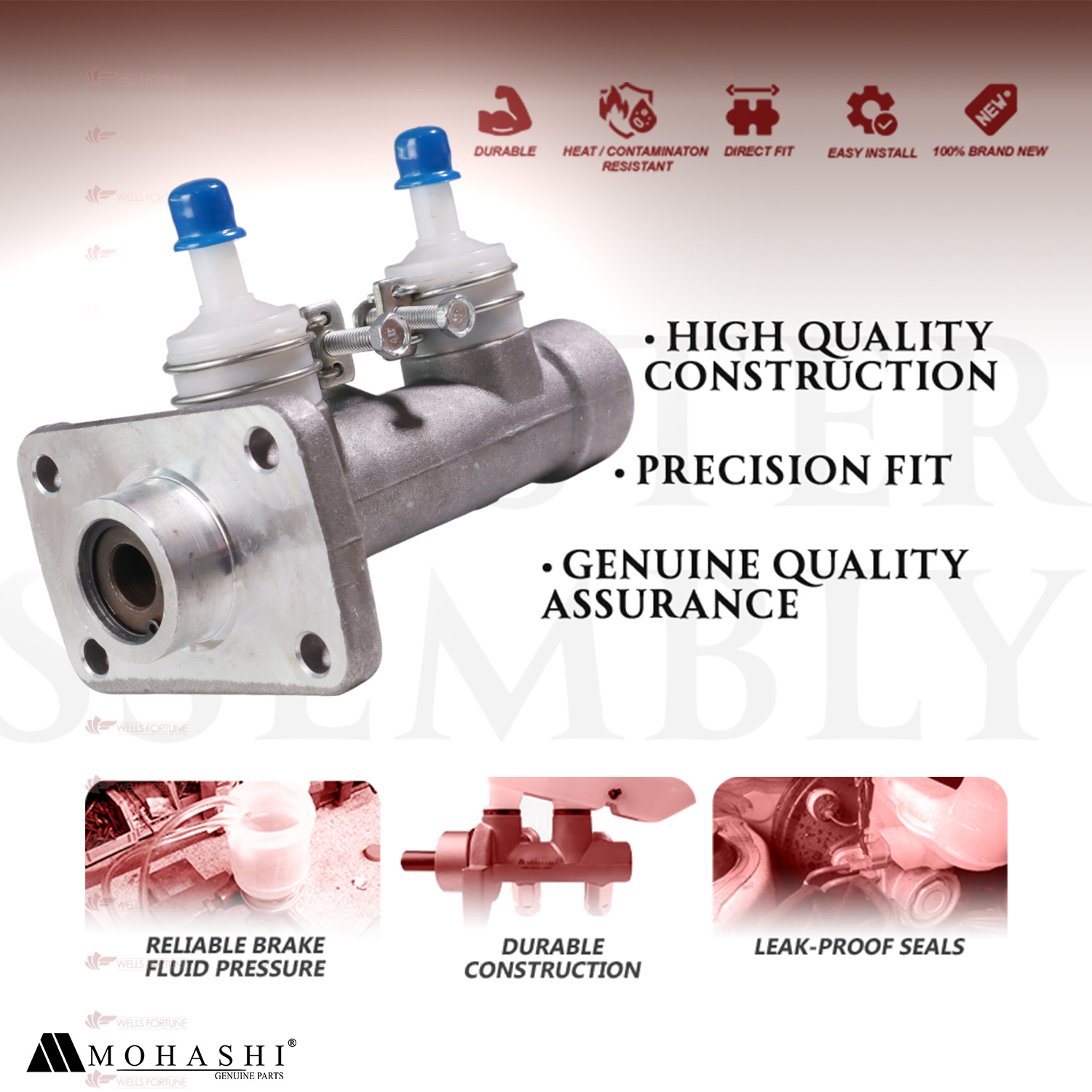 ISUZU 4BA1 / 4BE1 BRAKE MASTER ASSEMBLY 8-94254-833-0 1 1/16" MOHASHI ...