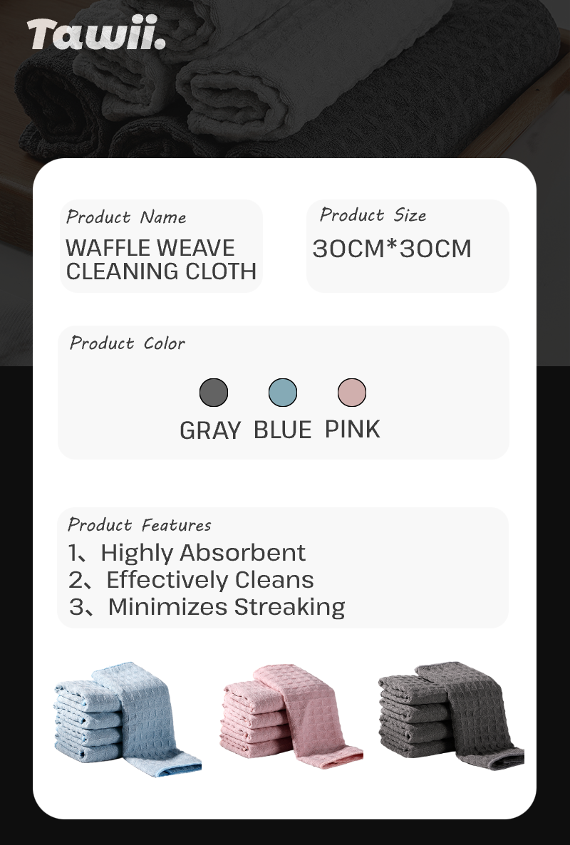 Tawii.Towel Rag Microfiber towel Quick Dry Washing Dishes Absorbent ...