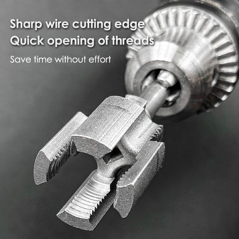 1/2'' 3/4'' Pipe Thread Cutting Tool PVC Pipe Threader Kit Internal ...