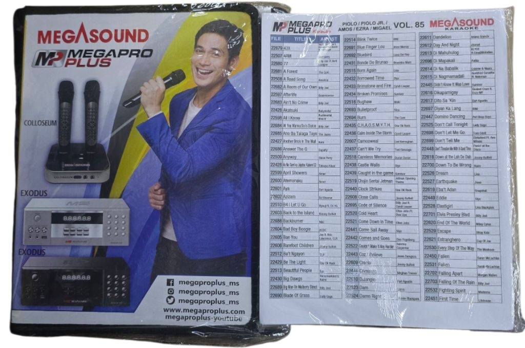 ORIGINAL SONGBOOK MEGAPRO PLUS AND MEGASOUND WITH FULL SONGLIST ...
