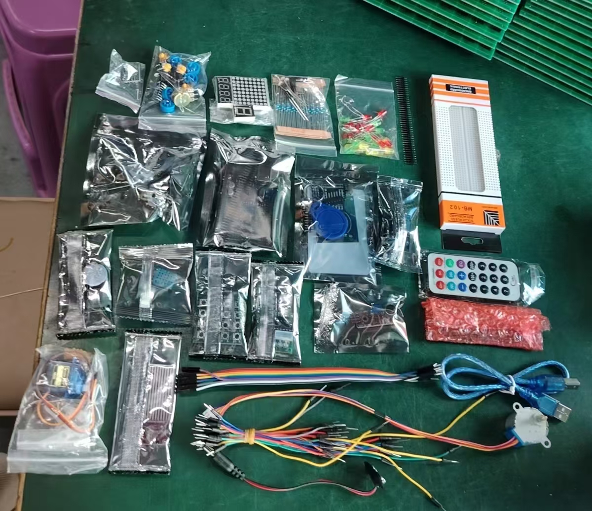 2023 Makerlab Upgraded Starter Kit for Uno R3 DIP Boxed RFID ARDUINO with PDF Manual Lessons ...