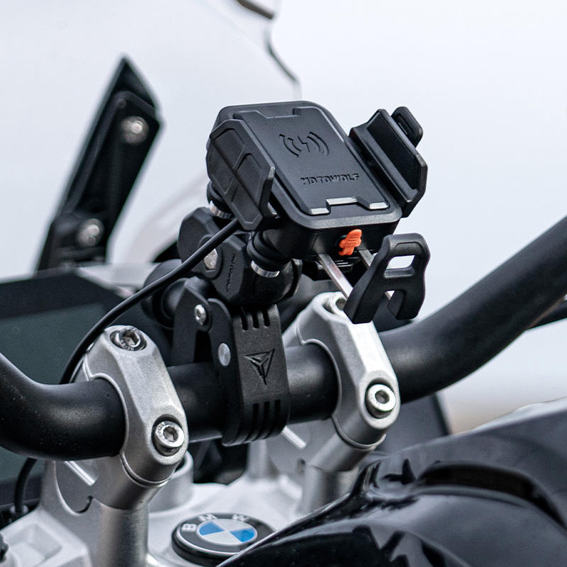 Motowolf Phone holder v8 Anti theft Shock Absorbing Cp Holder 360 ...