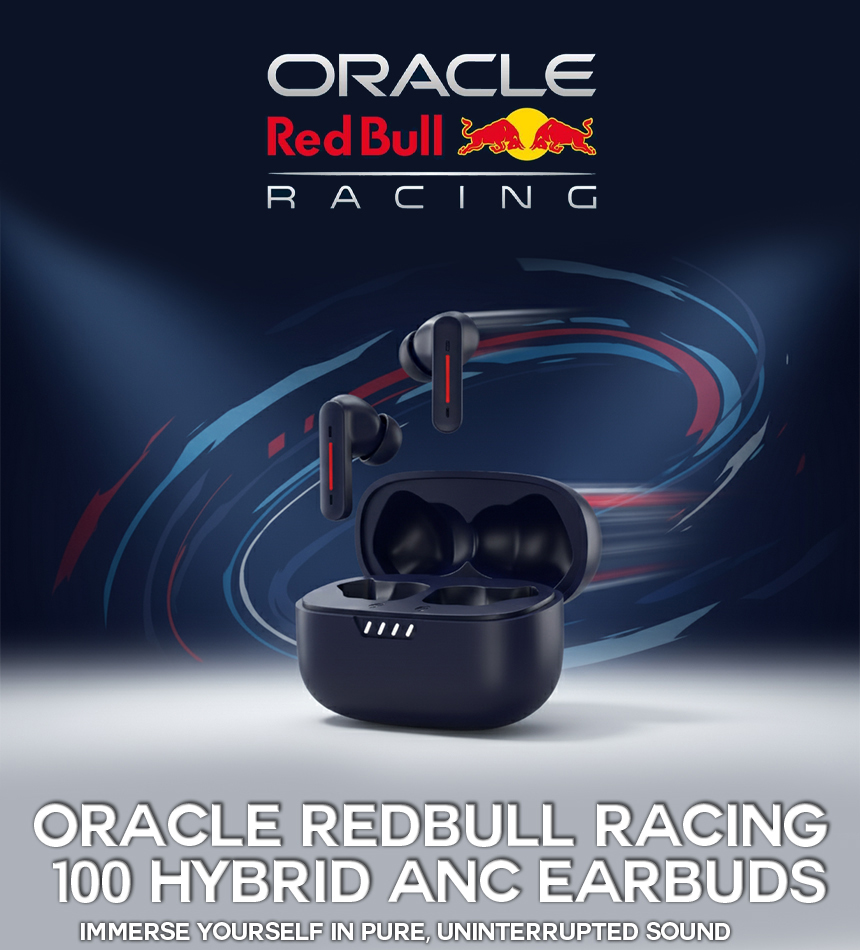 Oracle Red Bull Racing 100 Hybrid ANC Earbuds By Spoyl Store | Shopee ...