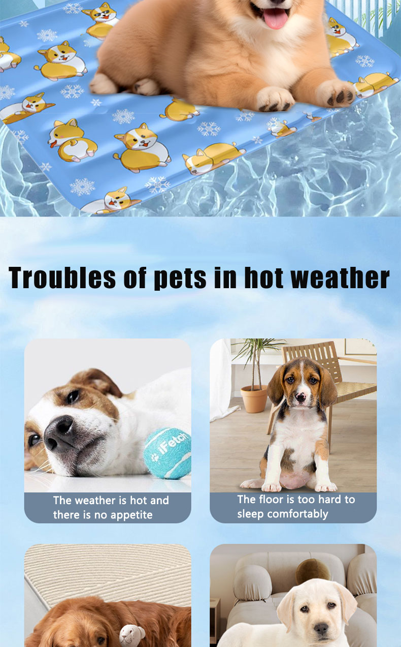 Pet cooling pad gel ice pad cooling mattress Pet cooling mattress Dog ...