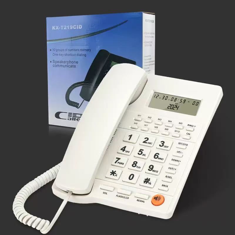 Corded telephone set Digital Landline Phone With Speaker Hotel Office ...