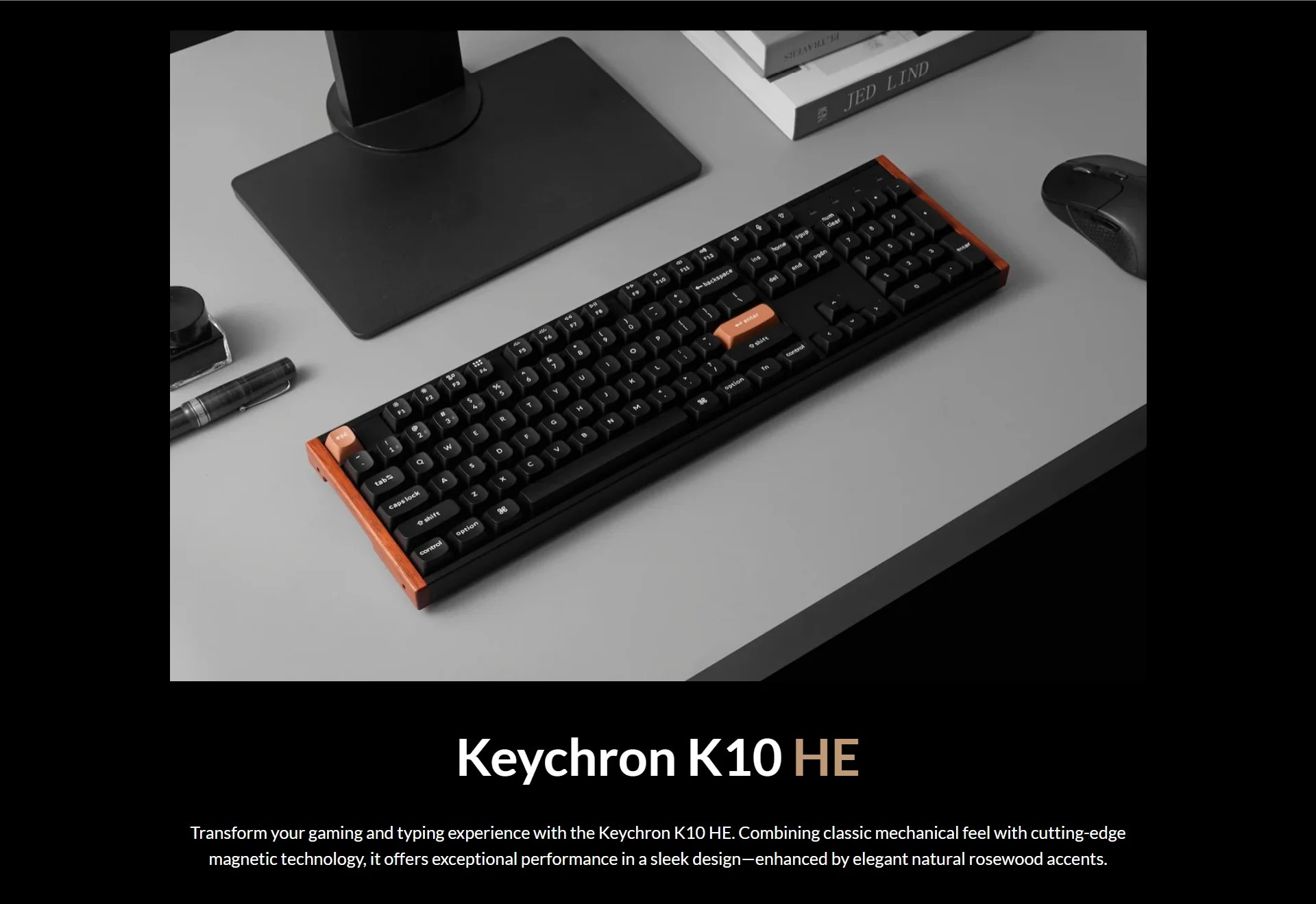 Keychron K10 HE Gaming Wireless Magnetic Switch Custom Keyboard Nebula ...