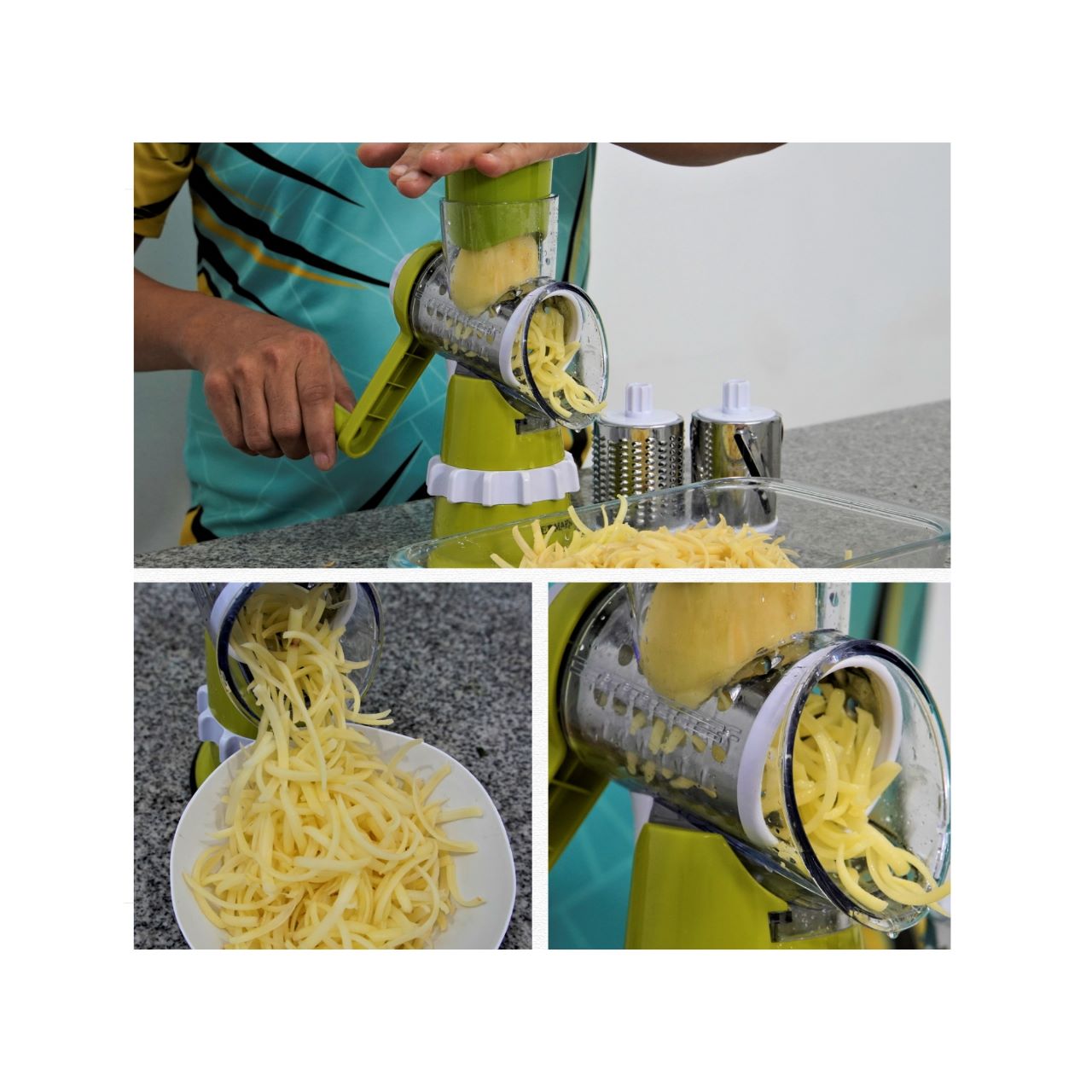 Edmark Smart Drum Slicer with 3blades plus Safety Cut Knife & Yoyo ...