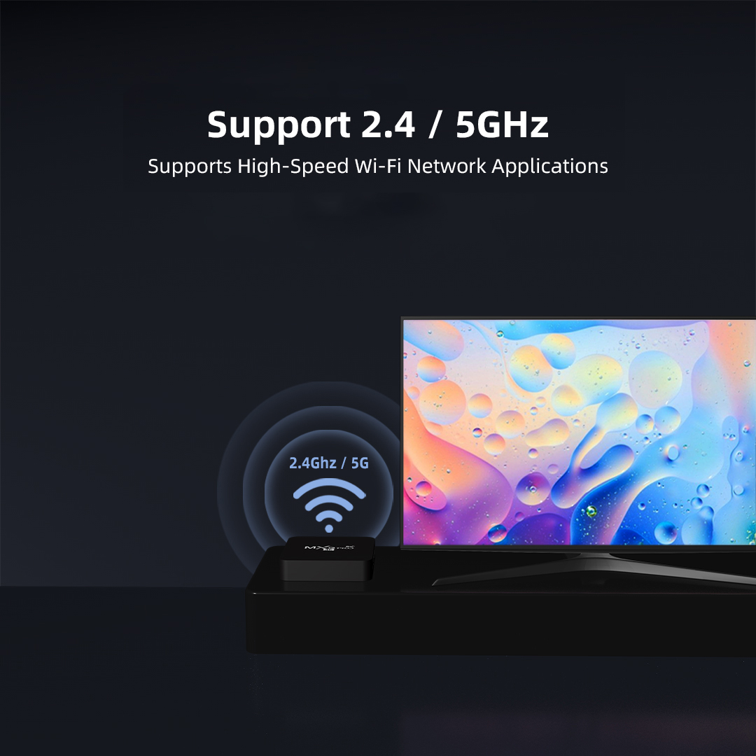 Smart TV Box MXQPRO 4K 5G TV BOXAndroid 12 16+256G Ultra HD Android ...