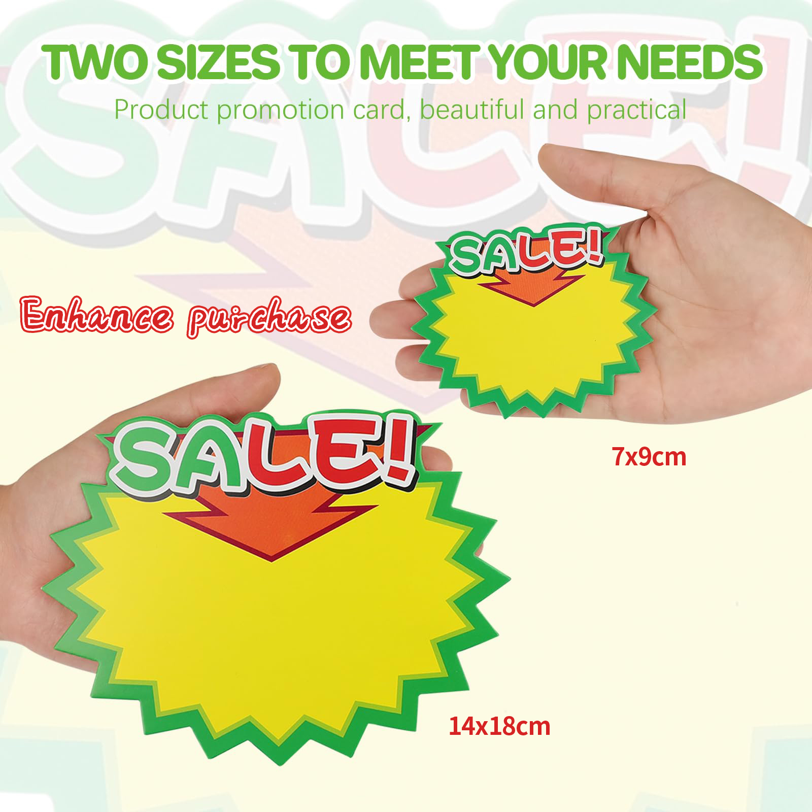 50 sheets Pop Advertising Paper Retail Price Sign Store Display Price ...