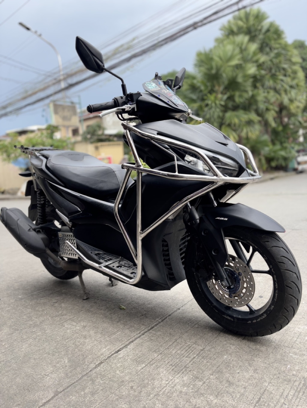 Aerox v2 v3 v4 Stainless Crash Guard SuS304 | Shopee Philippines