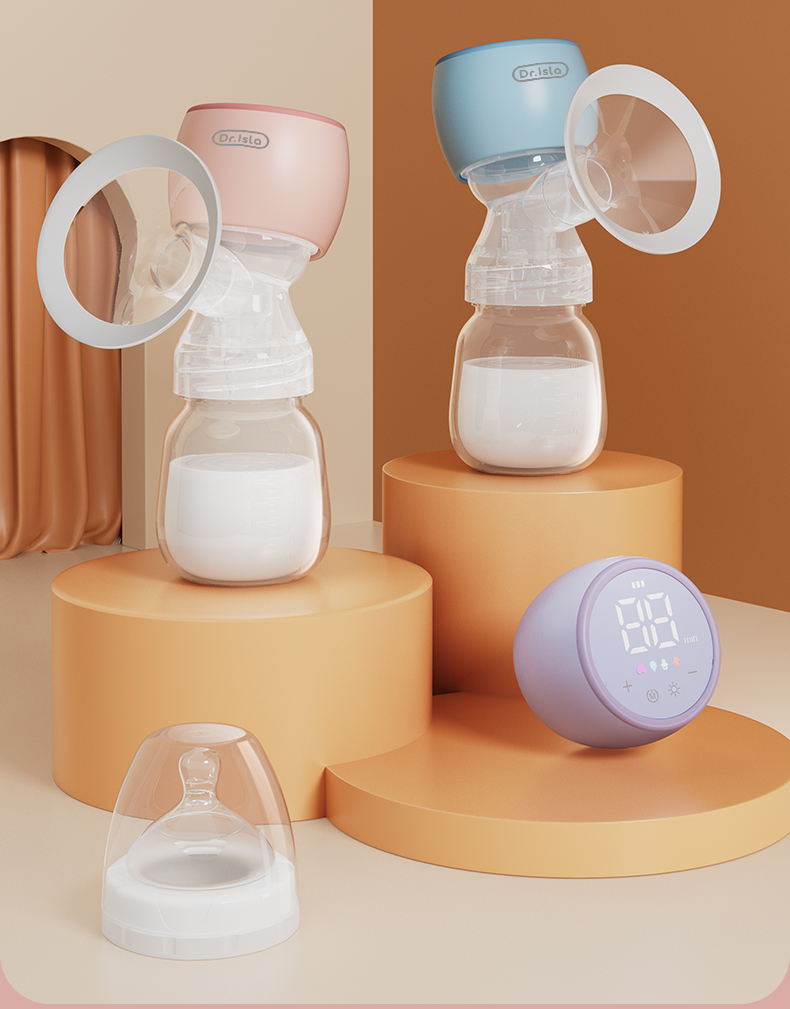 Dr.isla Electric Breast Pump Touch Screen (4 Modes x 15 Gears) Night ...
