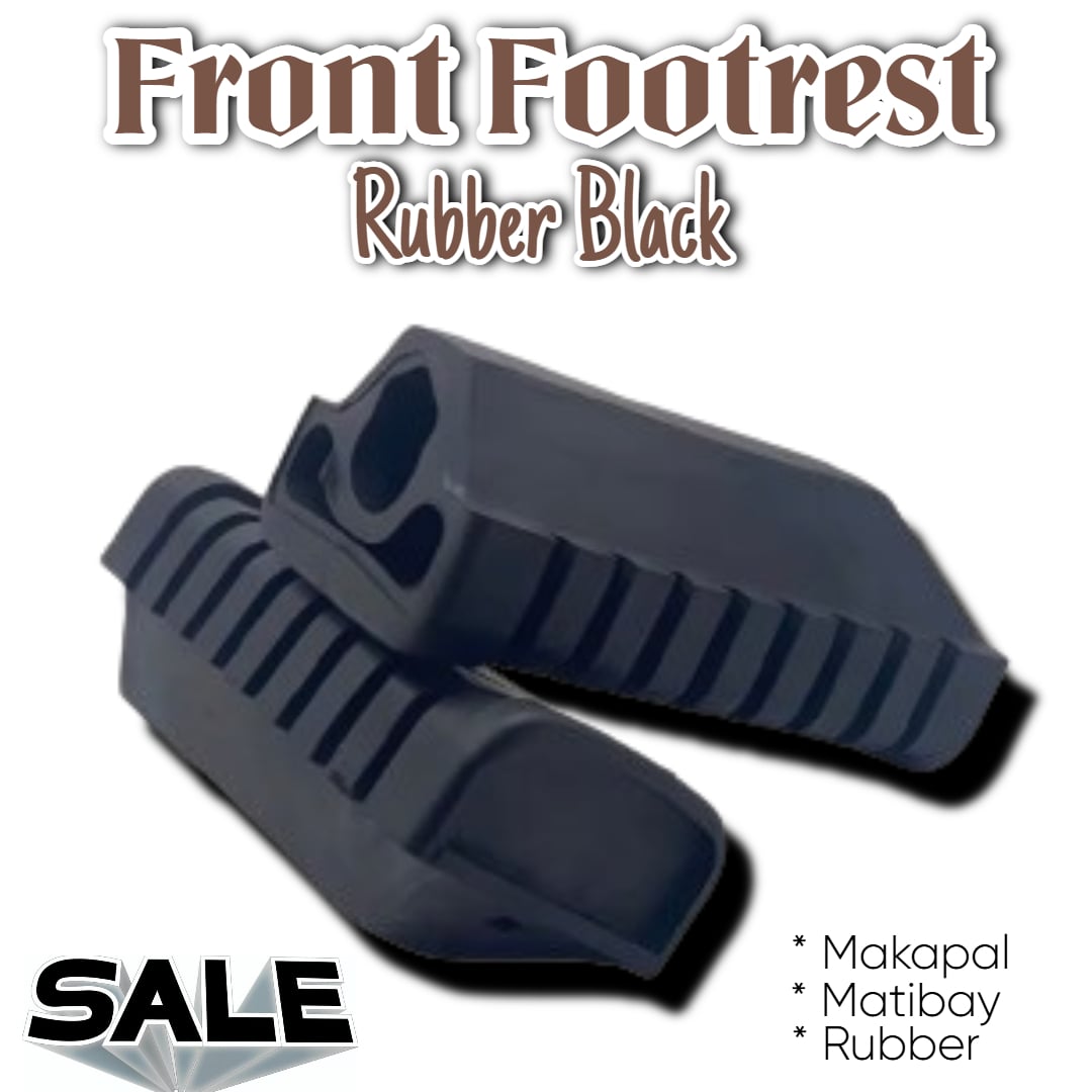 SUZUKI RAIDER CARB R150 - Footrest Front Rubber | Black Color ( 1 pair ...