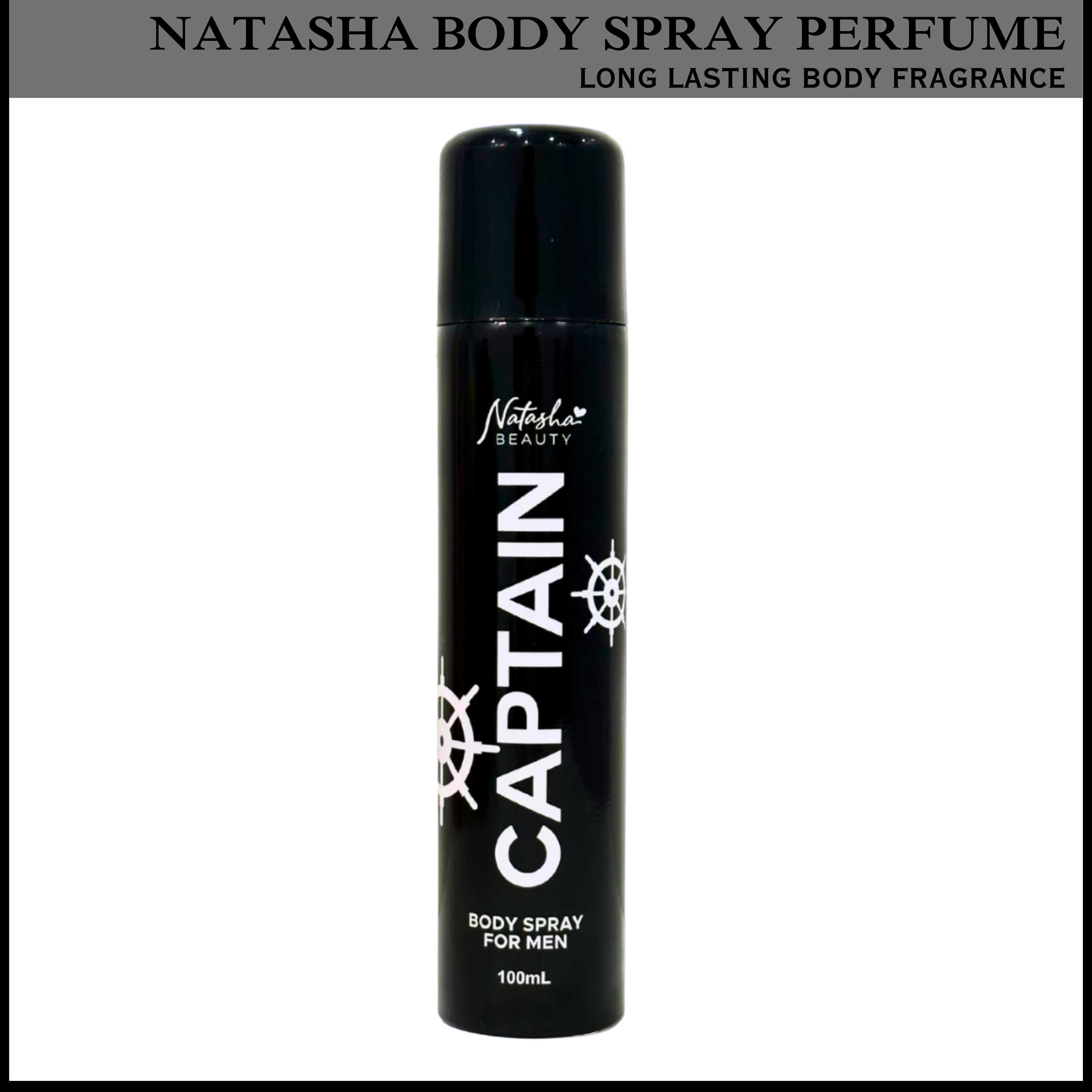 Natasha Buy1 Take1 Captain Perfume Body Spray for Men Long-Lasting ...