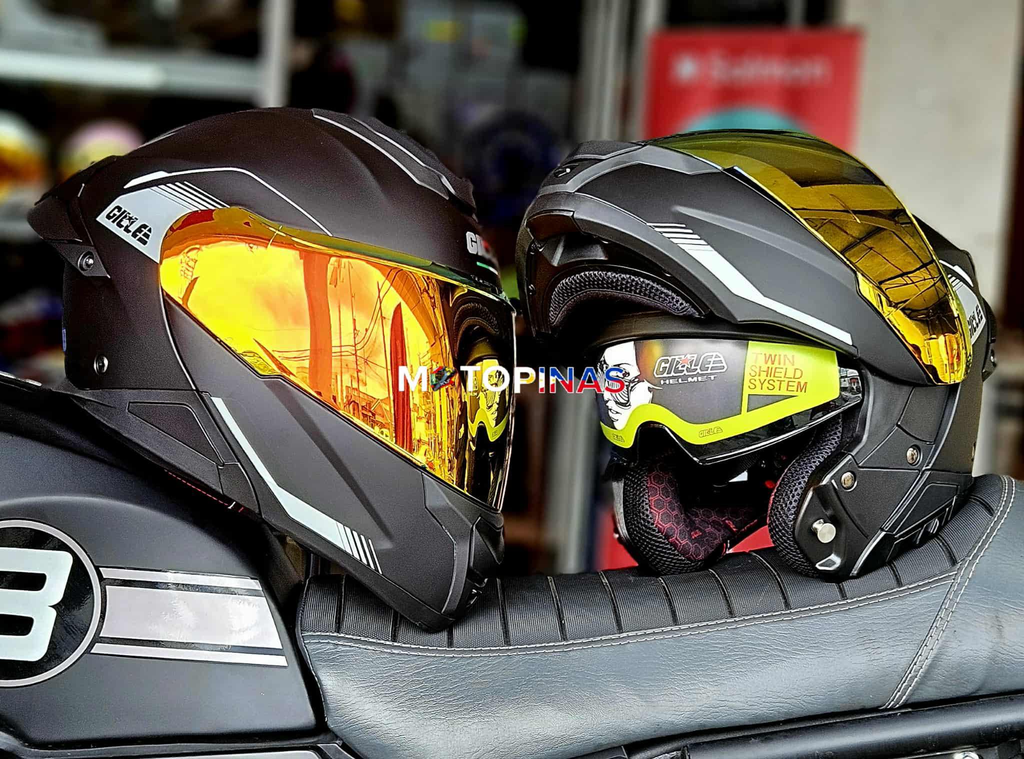 Gille Orion Modular Dual Visor Helmet | Shopee Philippines