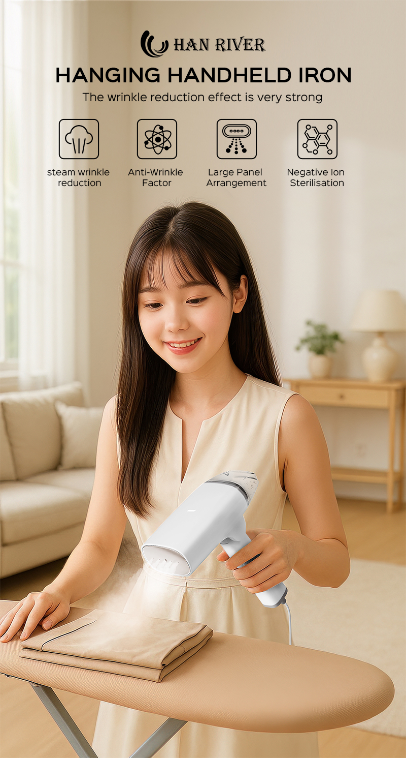 HAN RIVER Steam Iron Handheld Garment Steamer Travel Steamer Iron for ...