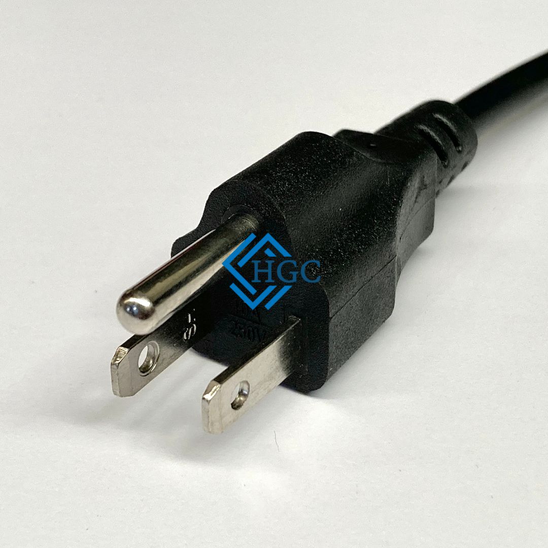 Power Cord 220V | US Plug 3 Pin For PC, TV, Computer, Printer, Monitor ...