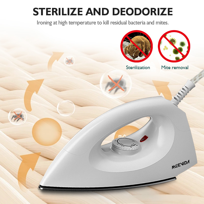 MEEVIDA Electric iron 1200W Portable Quickly Heats Steam Iron With ...