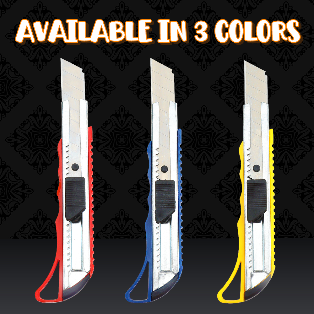 FCI Cutter Knife 18 mm Blade, Sharp Edge Sharp Point End Retractable ...