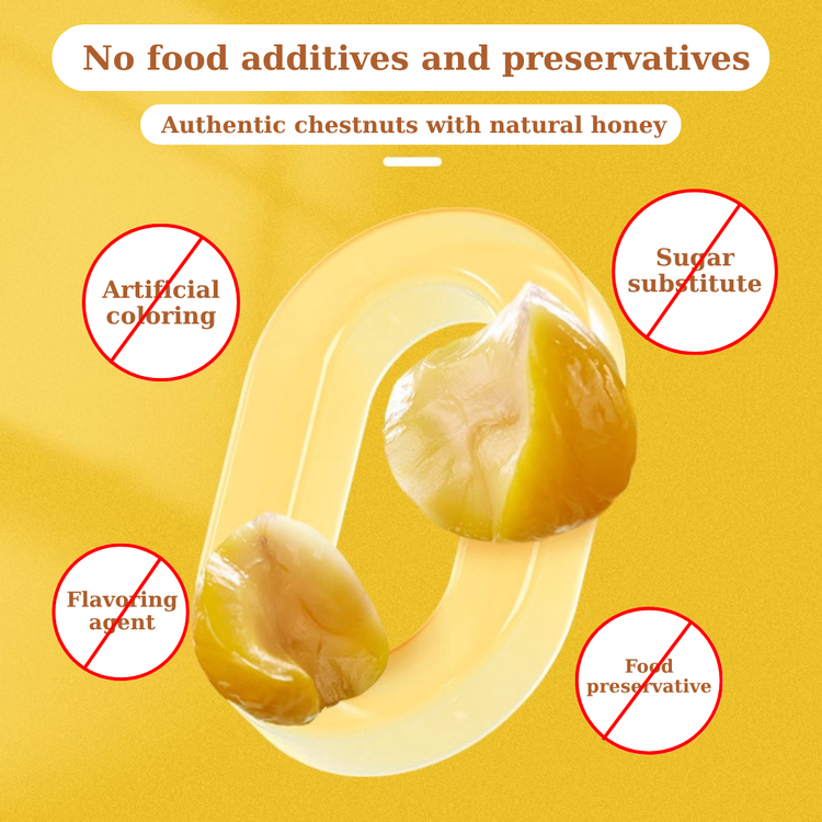 Honey Flavored Chestnut Kernels - Premium Gourmet Roasted Peeled ...
