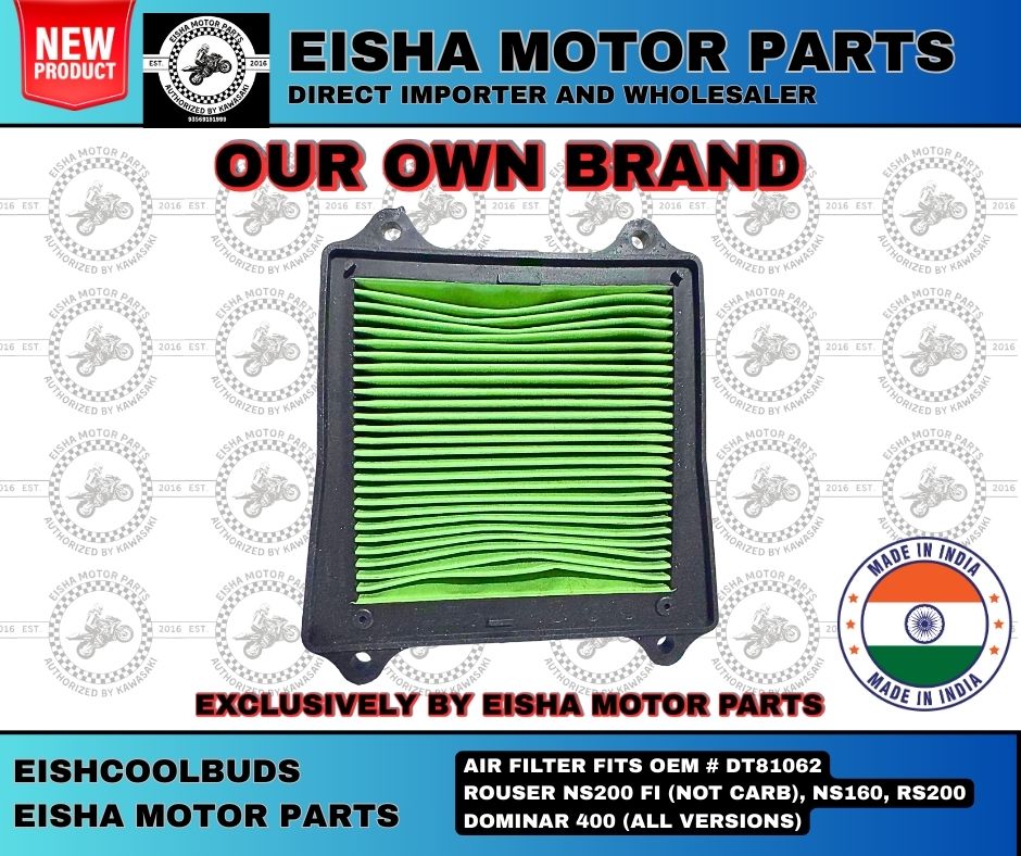 KAWASAKI BAJAJ AIR FILTER FITS NS200/200NS FI (NOT CARB) NS160 RS200 ...