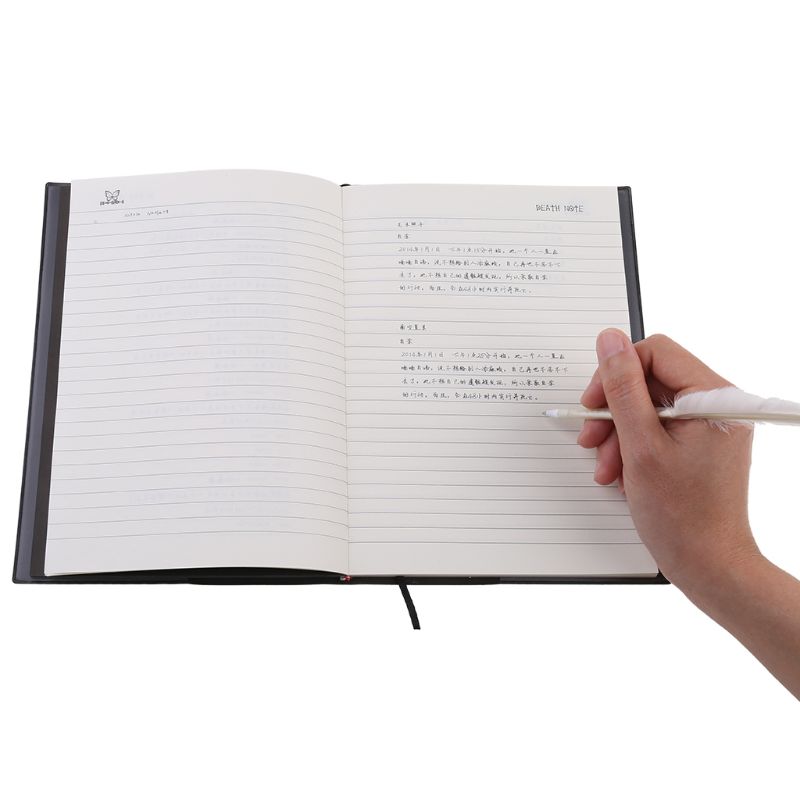 Death Note Feather Pen Notebook Cartoon Japanese Anime Writing Diary ...