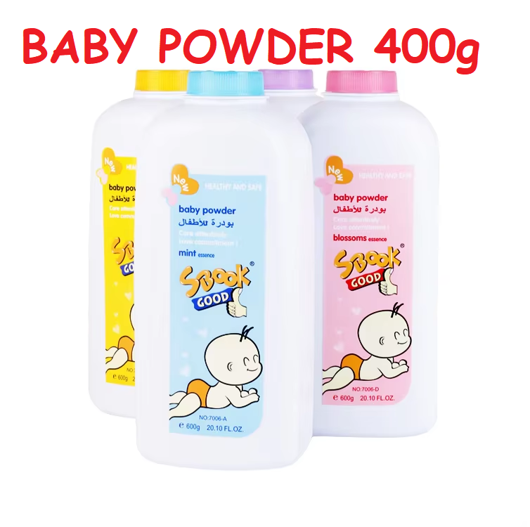 Baby 400g Baby Powder 4 PCS Big Size Keep Skin Dry and Crisp FDA ...