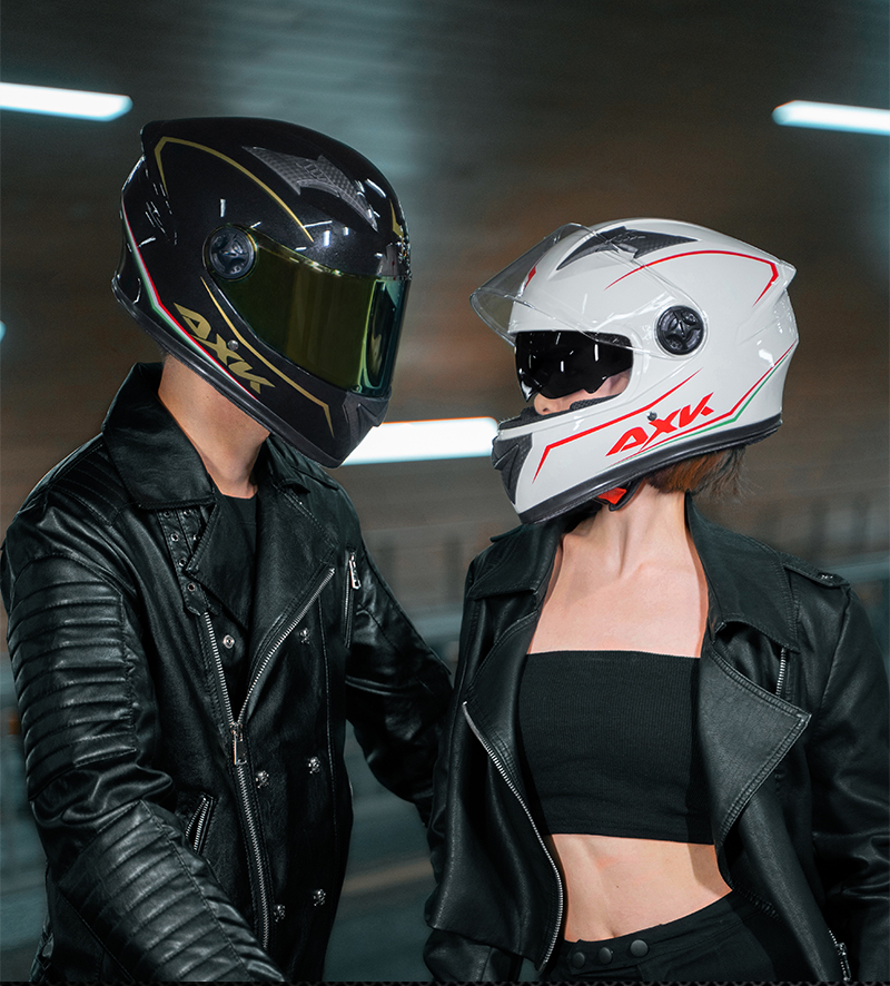 AXK Motorcycle helmet With ICC Helmet For Sale dual visor 5X HD Dual ...