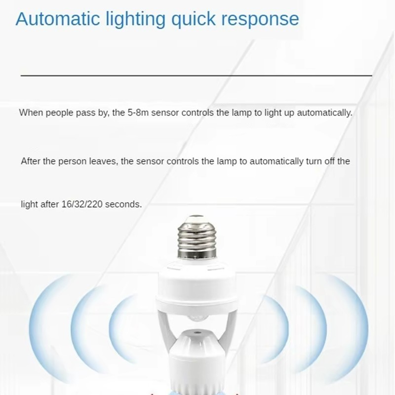 Buy 1 Take 2 Infrared Motion Sensor Lamp 360 Degrees Night Intelligent ...