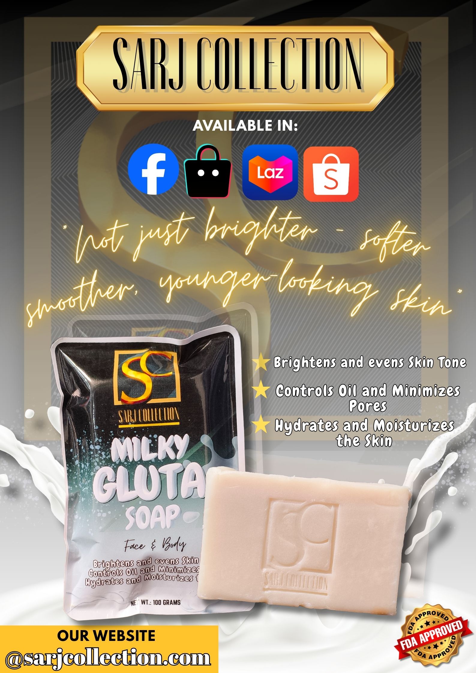 SARJ Collection (Himalayan Soap | Milky Gluta Soap) - Classy | Gentle ...