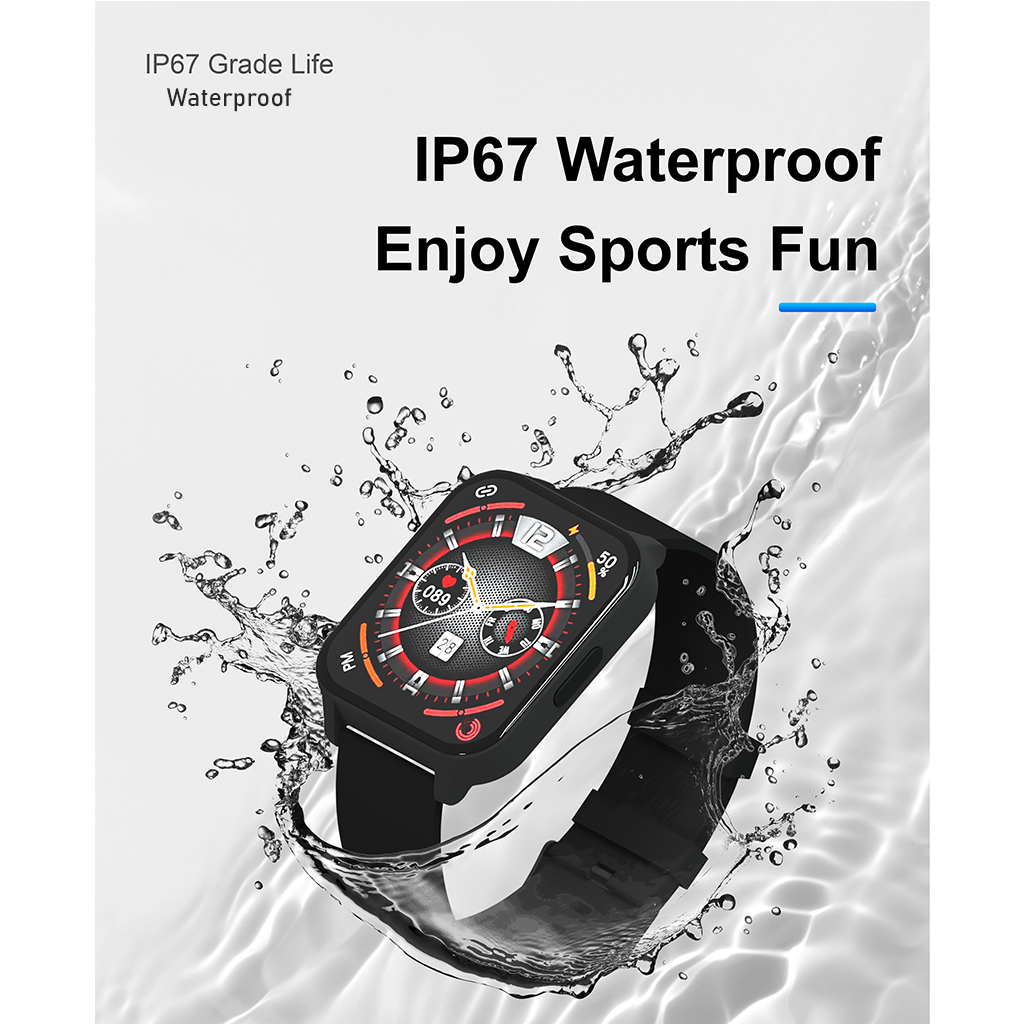 Awei H8 Sports Smartwatch HD Touch Screen Heartrate, Sleep Monitoring ...