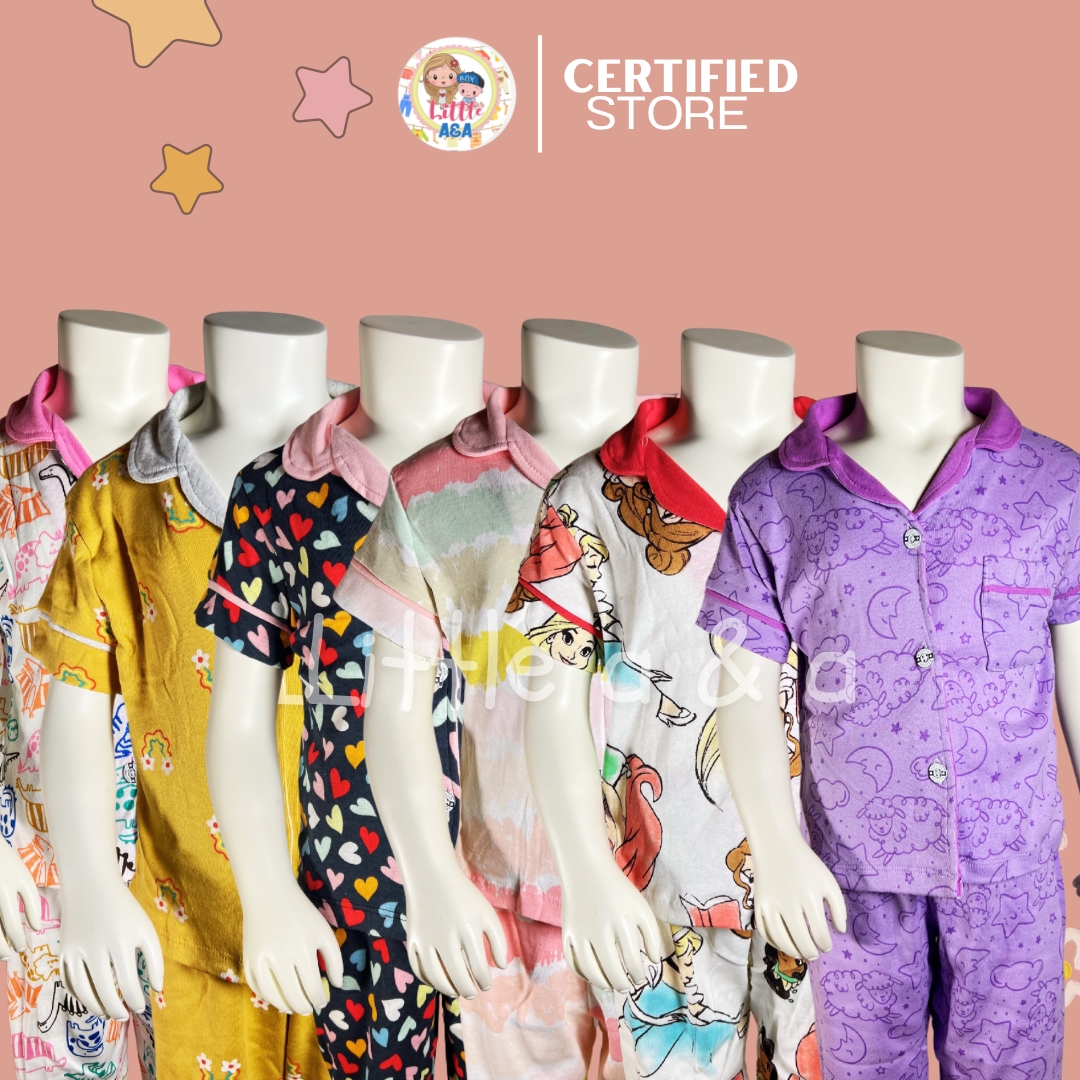Little A&A_ALEX: Polo Pajamas for 1 to 5 years old-- Girls Collection ...