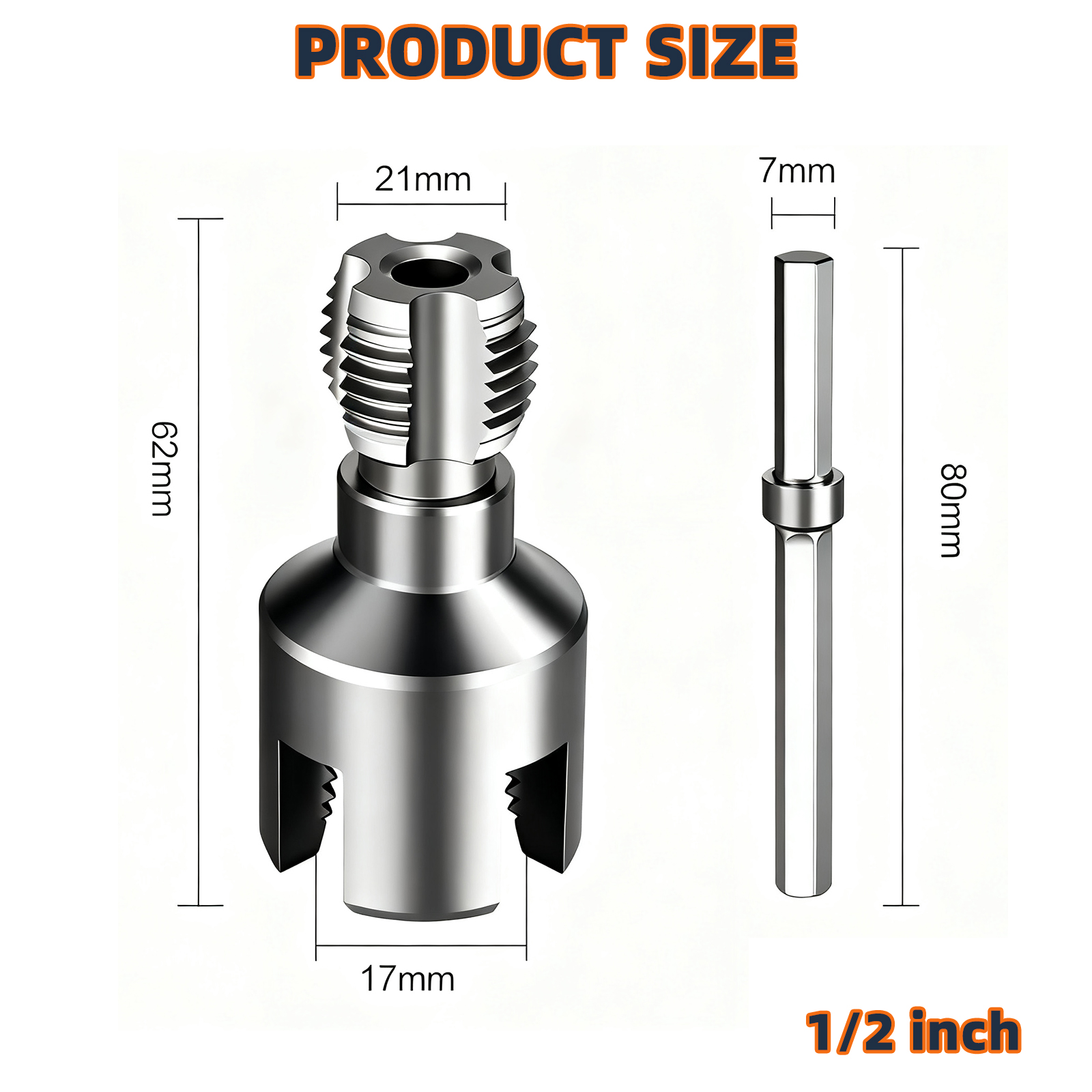 Electric Drill Compatible 1/2" 3/4" PPR PVC Pipe Threader Kit Electric ...