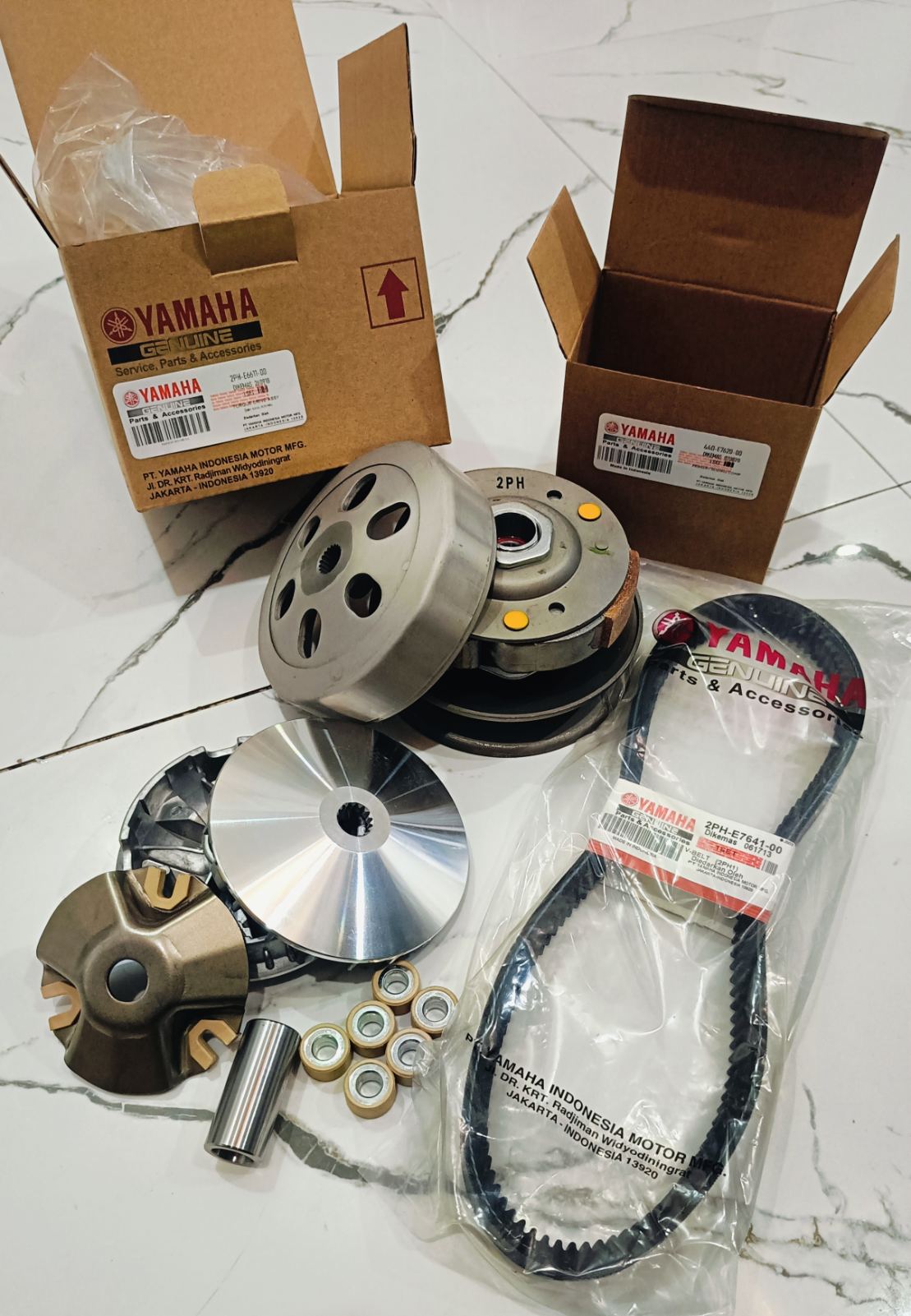 CVT SET M3 MIO I 125 MIO SOUL I125 MIO GEAR YAMAHA GENUINE PARTS 2PH ...